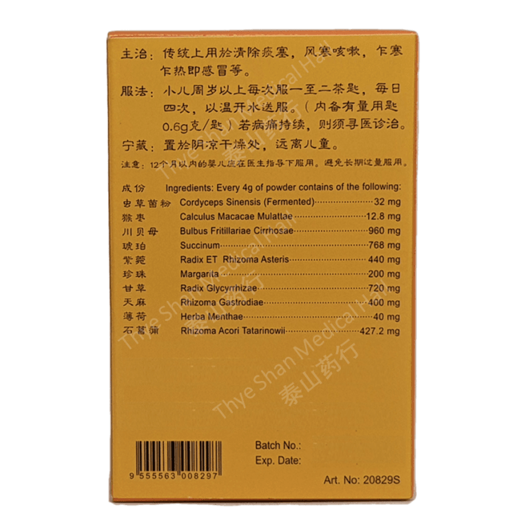 Po Chai Pills 保济丸 10 Bottles - Thye Shan Medical Hall