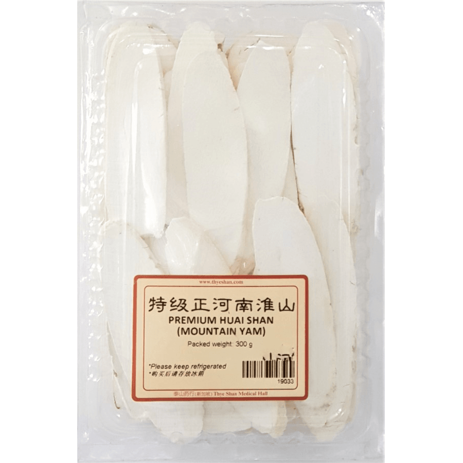 Premium Huai Shan (Mountain Yam) 300g 特级正河南淮山 - Thye Shan Medical Hall